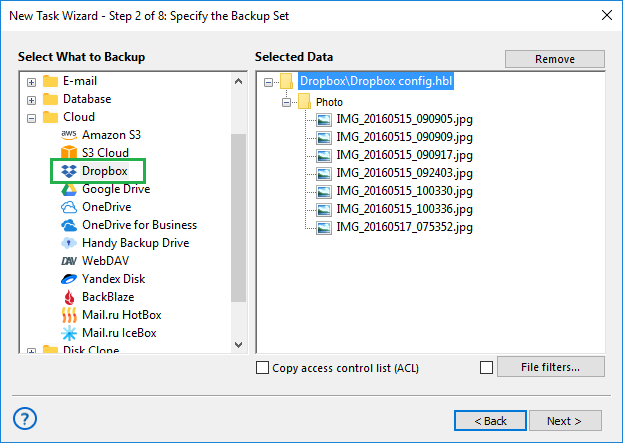 Dropbox Backup Software Solution | Automatic Backup to Dropbox Dropbox Backup Software Solution | Automatic Backup to Dropbox